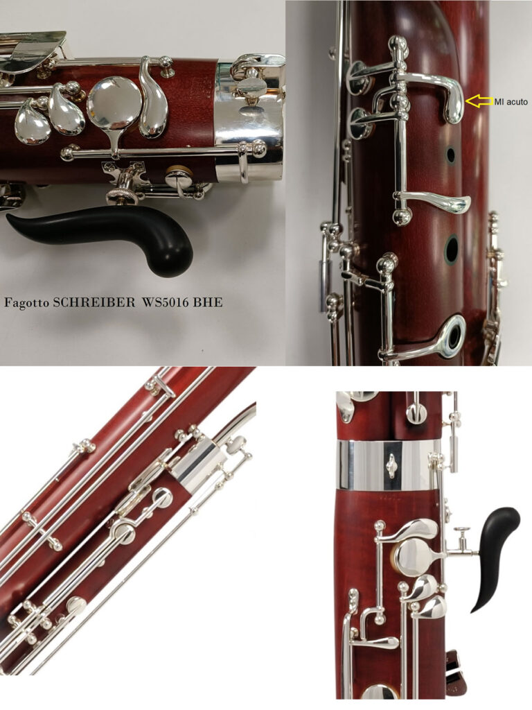 Fagotto Schreiber WS 5016 BHE - Marchi Fiati - Strumenti musicali a ...